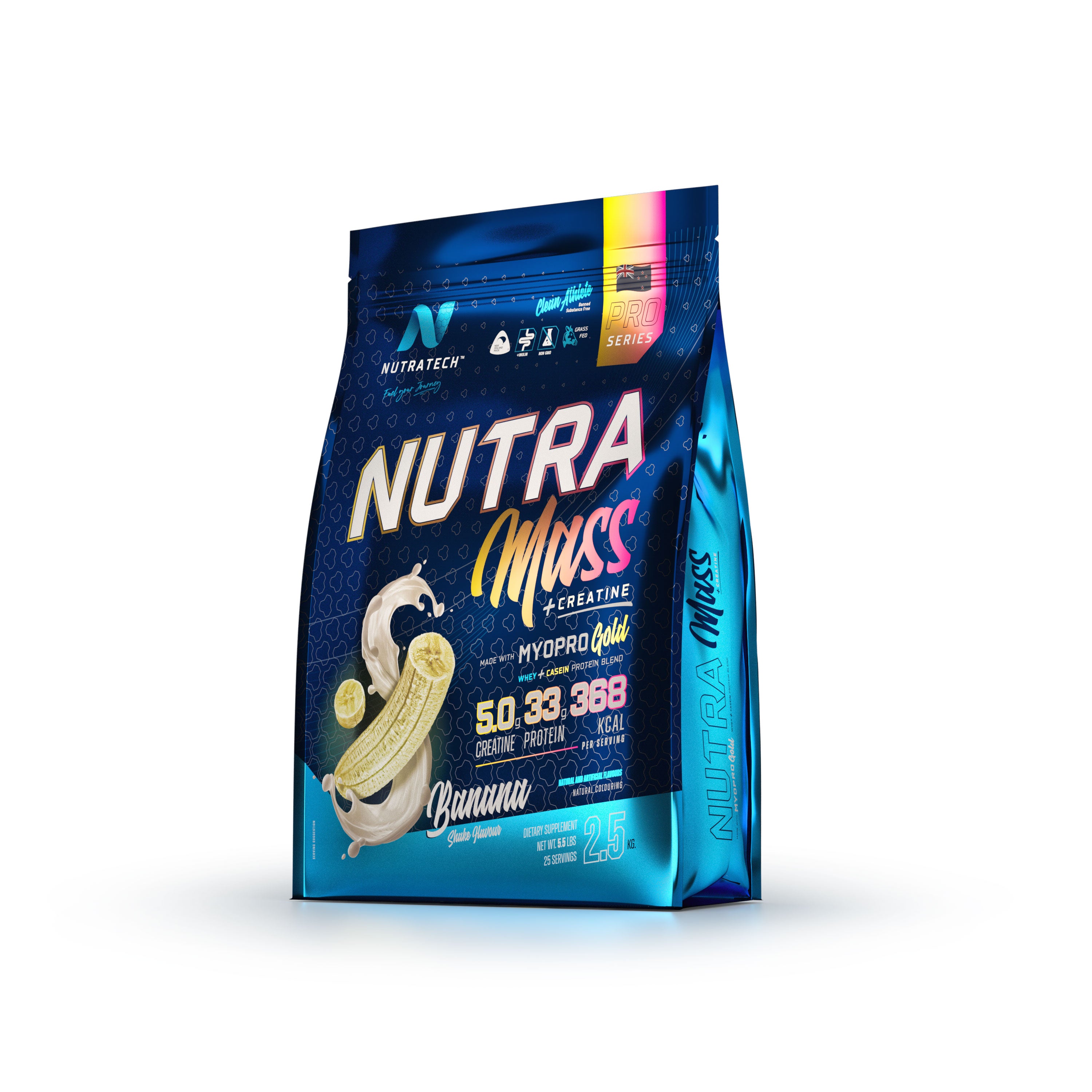 NutraMass 5.5lb | High Protein Mass Gainer NZ – Nutratech